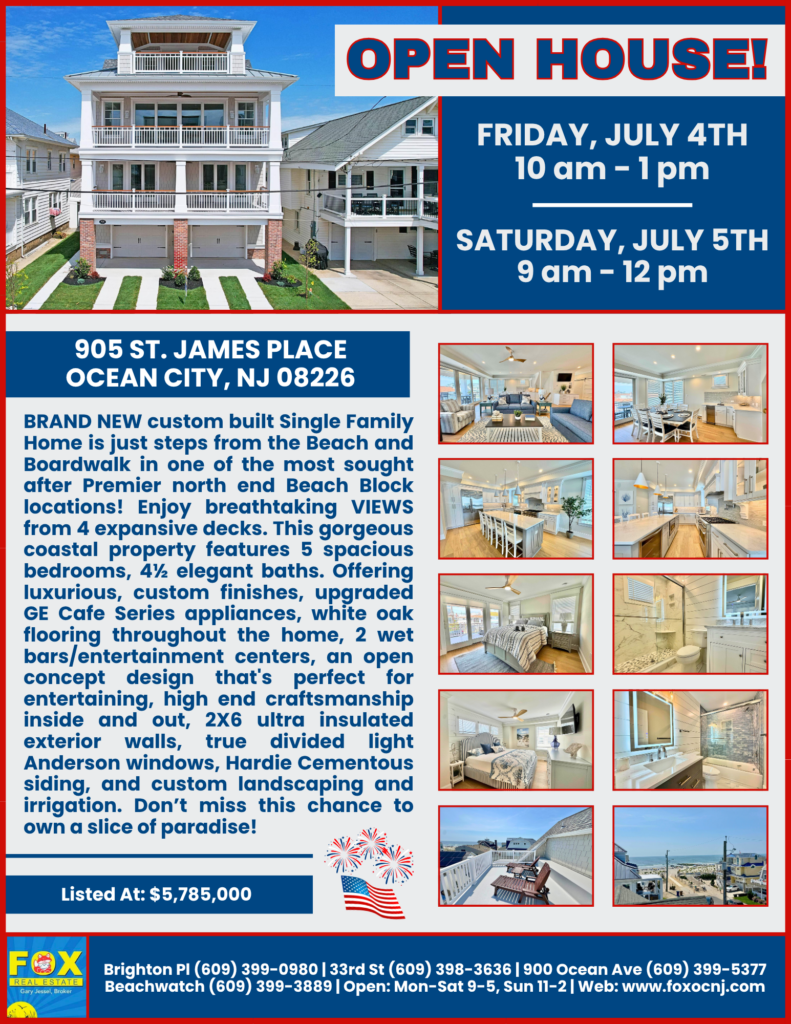Open House Friday, July 5th from 10am to 1pm, and Saturday, July 5th ...